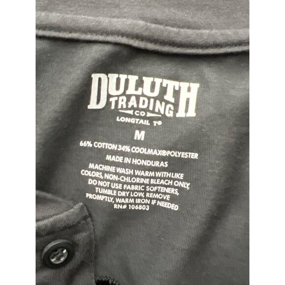 Duluth Trading Co | Shirts | Duluth Trading Black Longtail Men Short ...